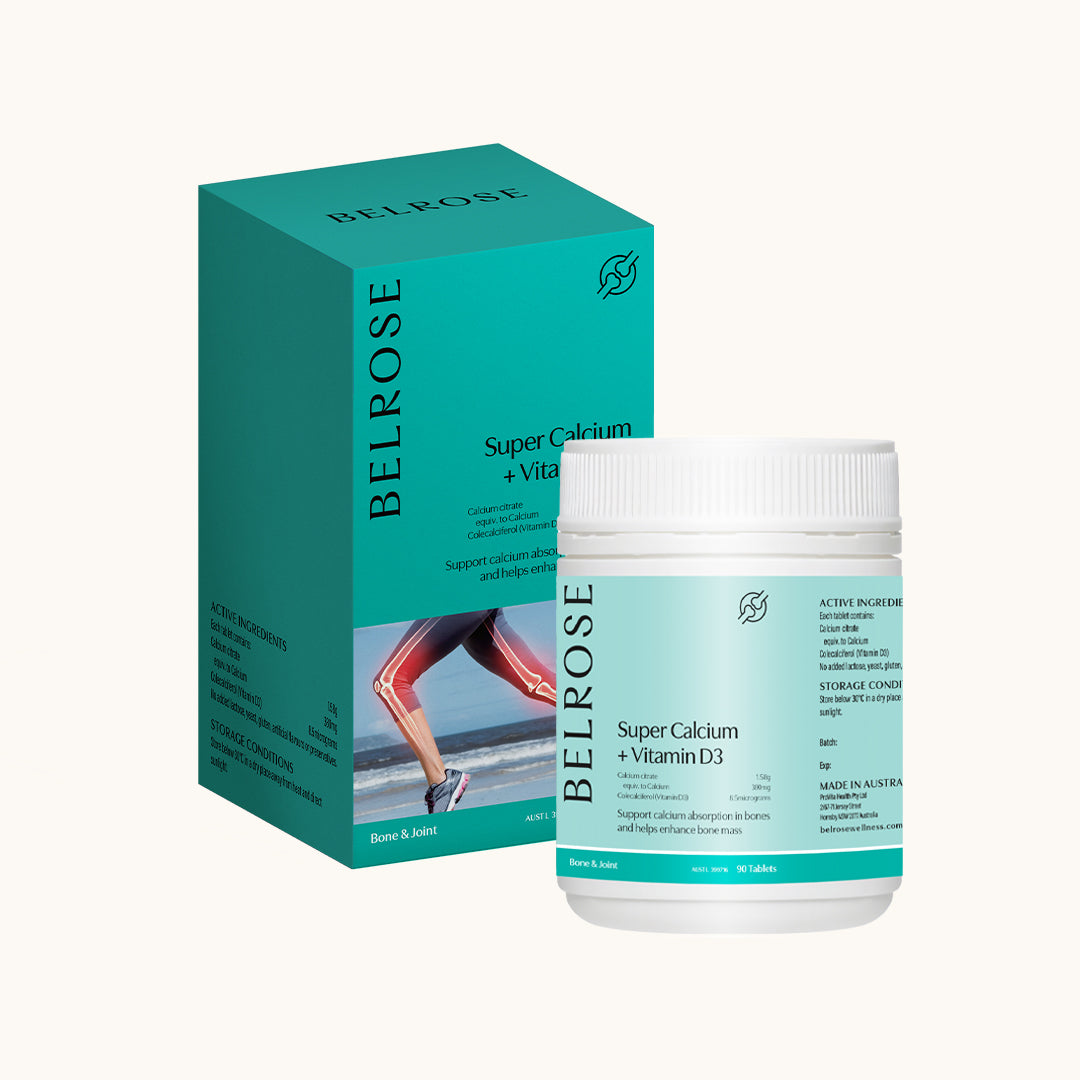 Super Calcium + Vitamin D3 - 60 Capsules – belroseau