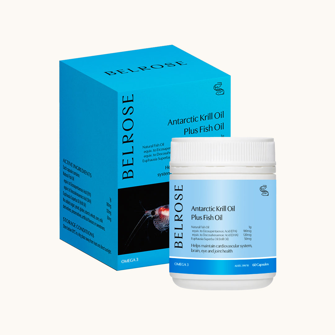 Antarctic Krill Oil Plus Fish Oil - 60 Capsules – belroseau